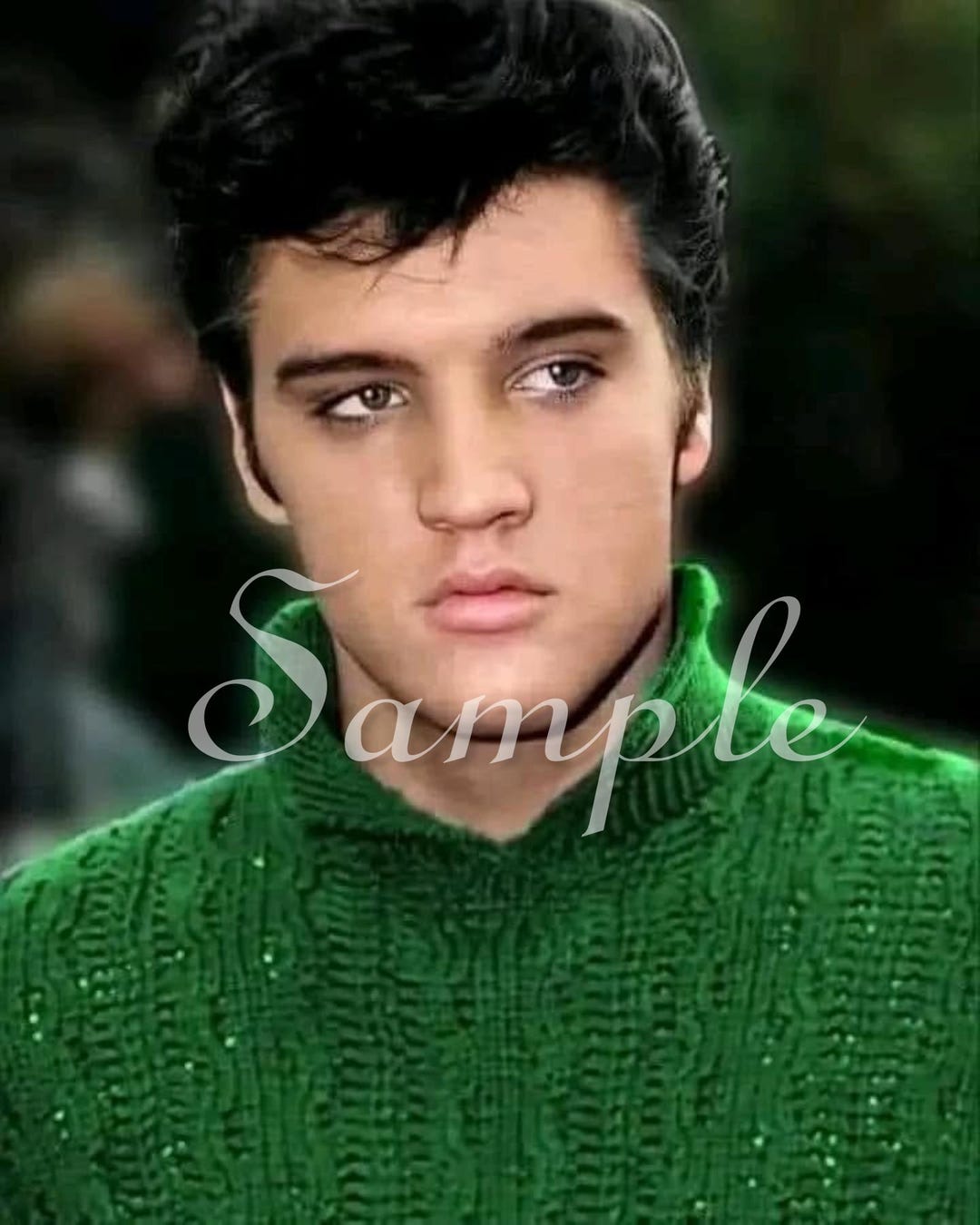 Fabric Art Quilt Block/panel - Elvis Presley - Rock and Roll Music ...