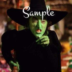 Fabric Art Quilt Block - the Wizard of Oz - Wicked Witch- 100% Cotton ...