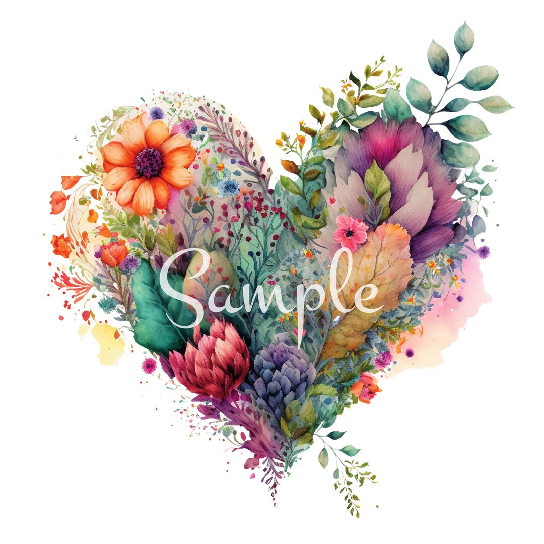 Fabric Art Quilt Block Beautiful Floral Heart 8 X 8 100% Cotton 101675 ...
