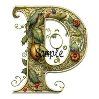 Illuminated Letter - Etsy