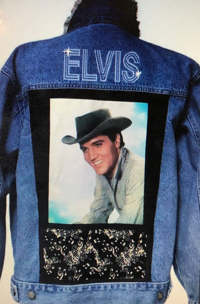 Elvis Presley- Fabric Art Quilt Block/panel - Rock & Roll - 100% Cotton ...