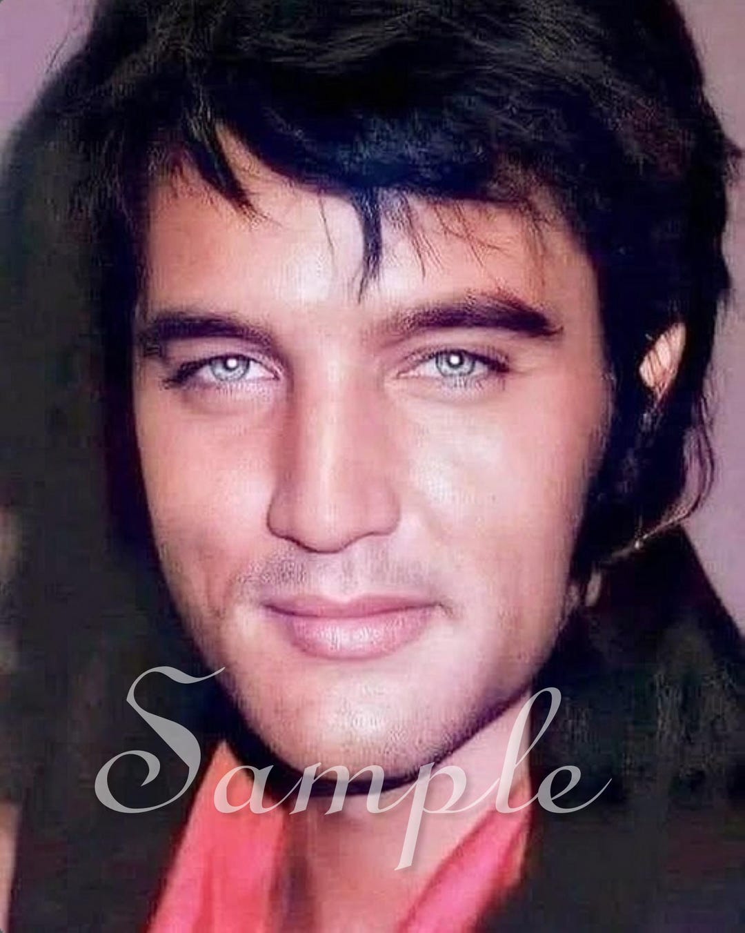 Fabric Art Quilt Block/panel - Elvis Presley - Rock and Roll Music ...