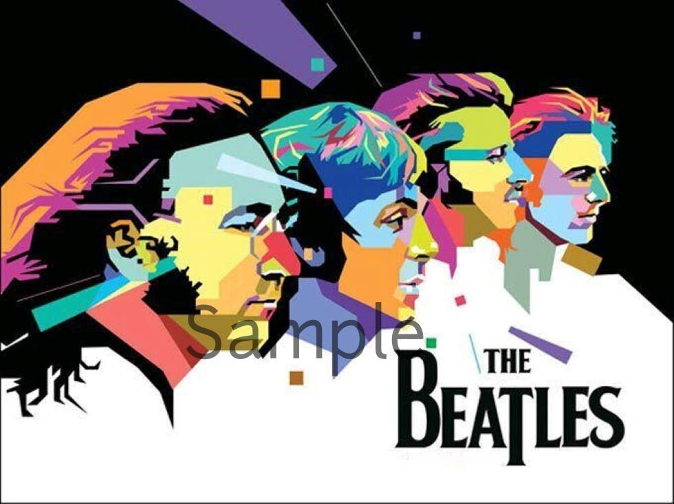 Fabric Art Quilt Block the Beatles Music Pop Art Cotton 8034 - Etsy