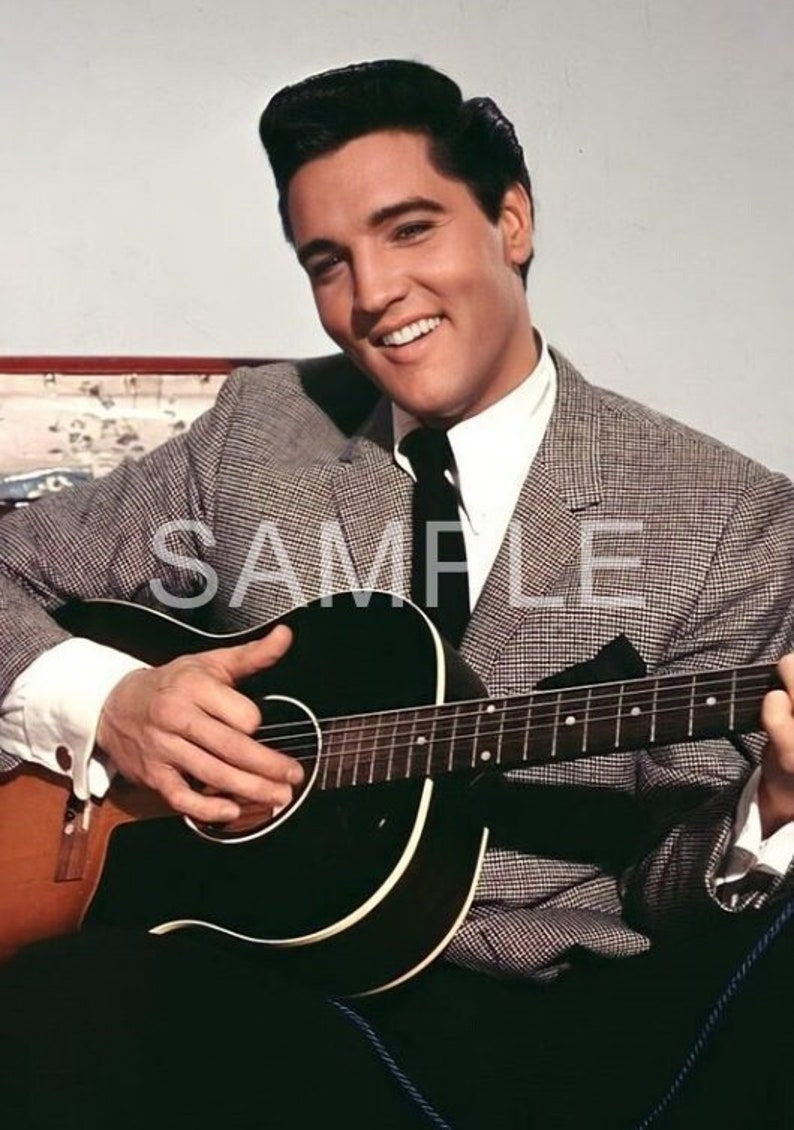 Fabric Art Quilt Block Elvis Presley Rock & Roll 7023 - Etsy