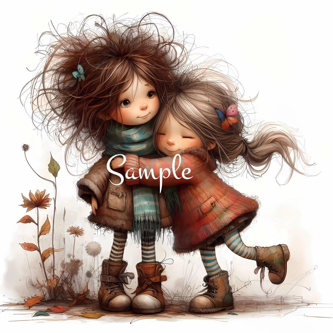 Sisters Hugs Fabric Quilt Block: Cotton Art Panel (8x8) - Etsy