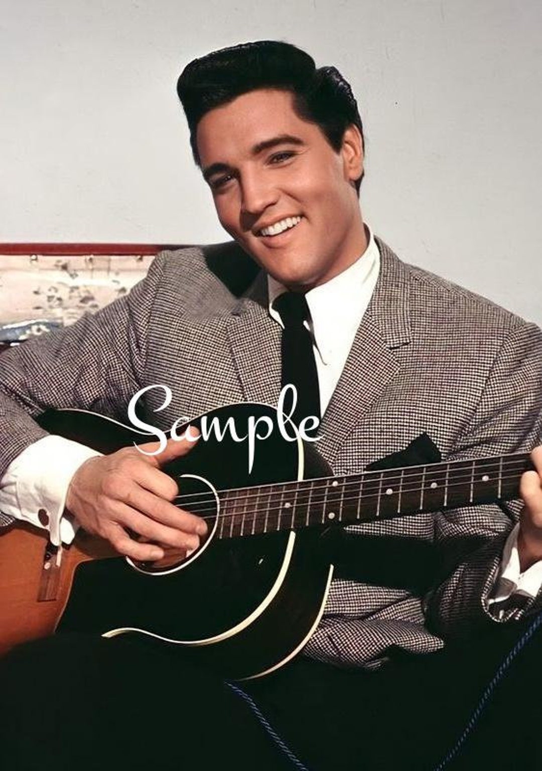 Elvis Presley- Fabric Art Quilt Block/panel - Rock & Roll - 7023 - Etsy