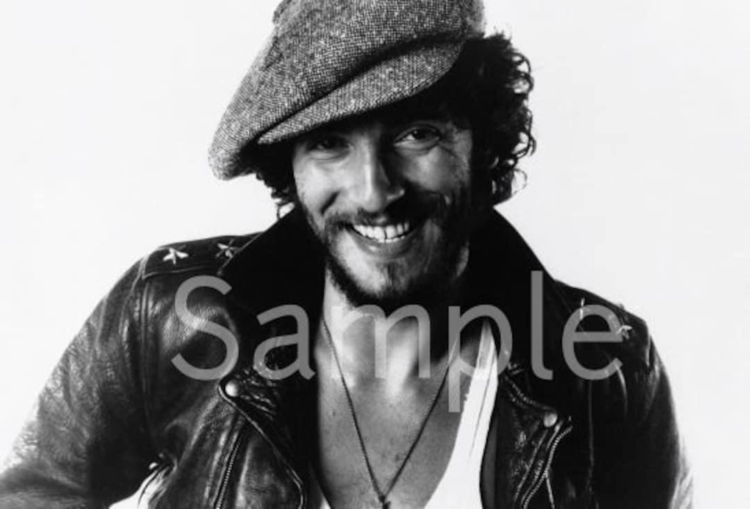 Fabric Art Quilt Block bruce Springsteen Rock and Roll 100 % Cotton ...