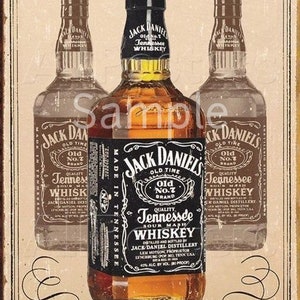 Fabric Quilt Block Jack Daniels Rustic Ad Vintage 100% - Etsy
