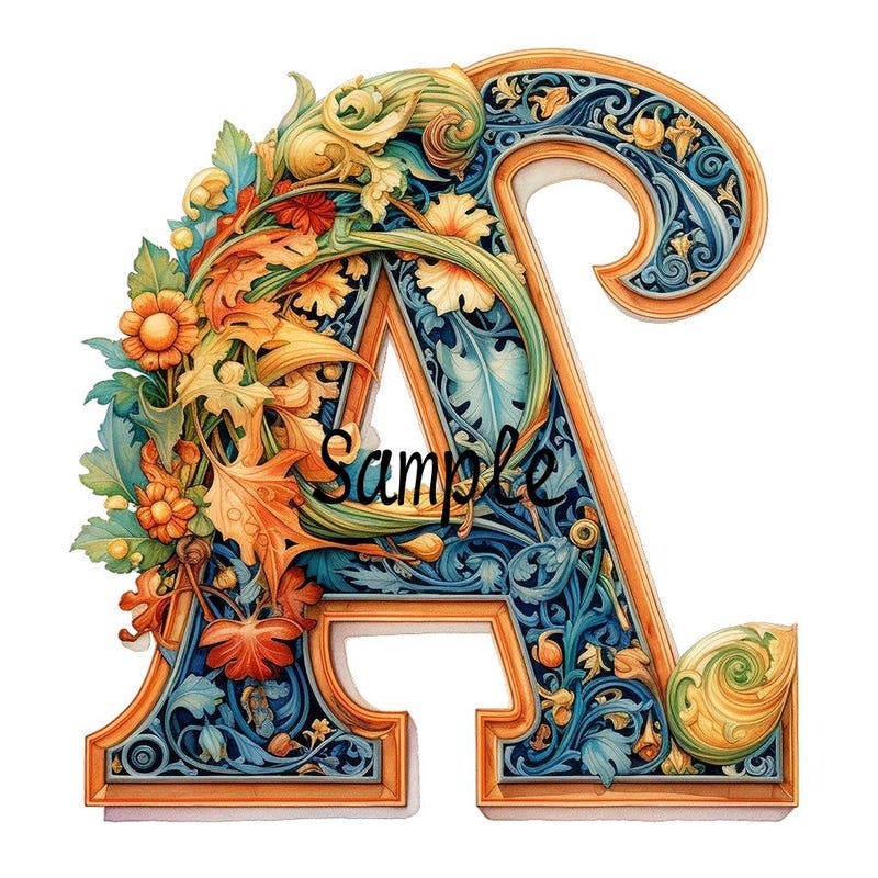 Illuminated Letter G - Etsy