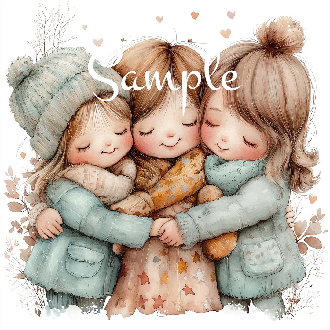 Fabric Art Quilt Block - Sisters - Friends - Siblings - Cousins ...