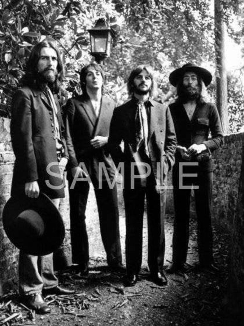 Fabric Art Quilt Block the Beatles the Last Photo Shoot music Cotton ...