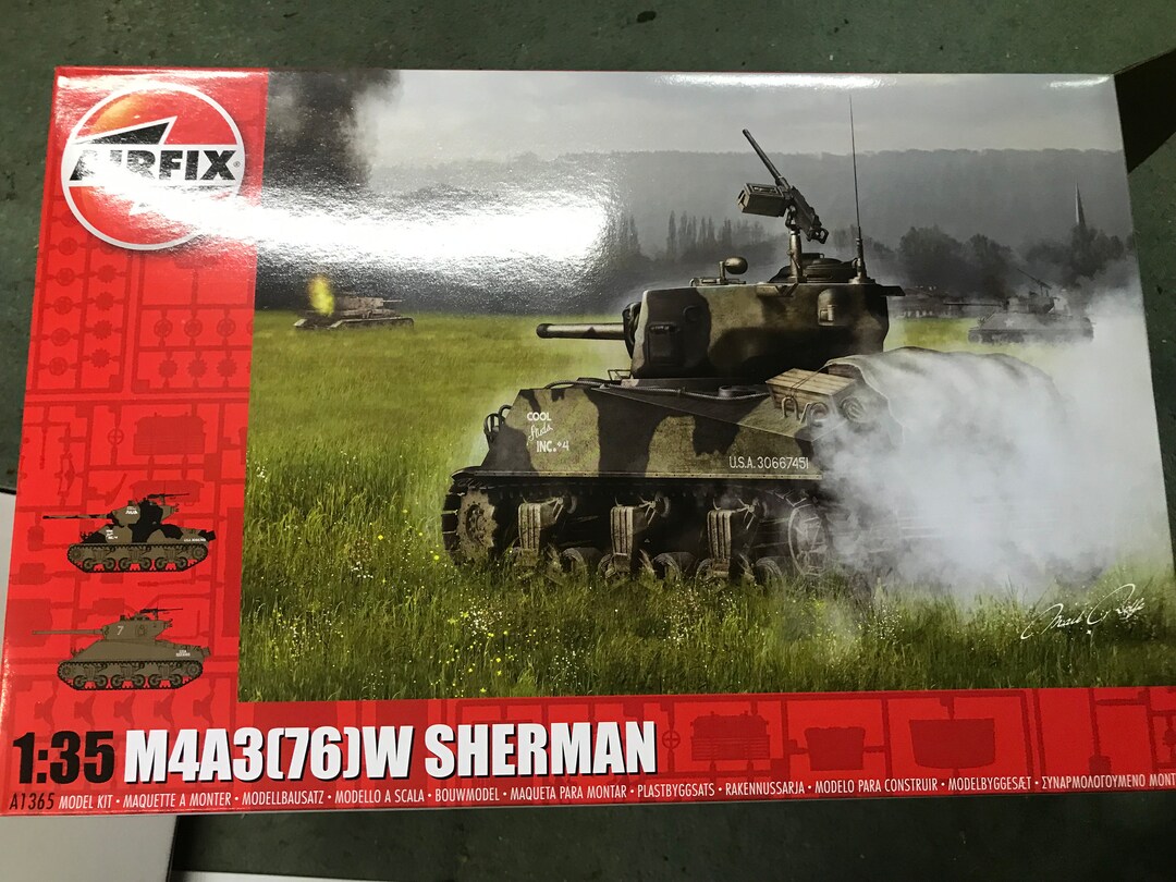 Airfix Sherman Tank 1/35 - Etsy UK