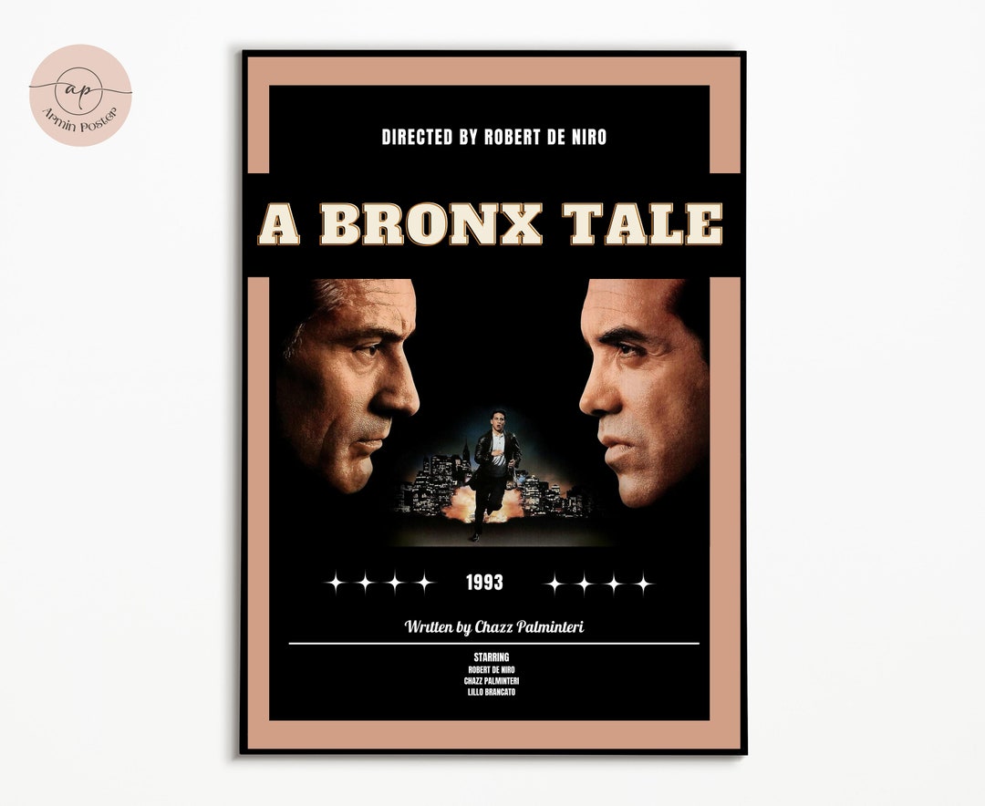 A Bronx Tale Poster Robert De Niro Retro Movie Print Mid - Etsy