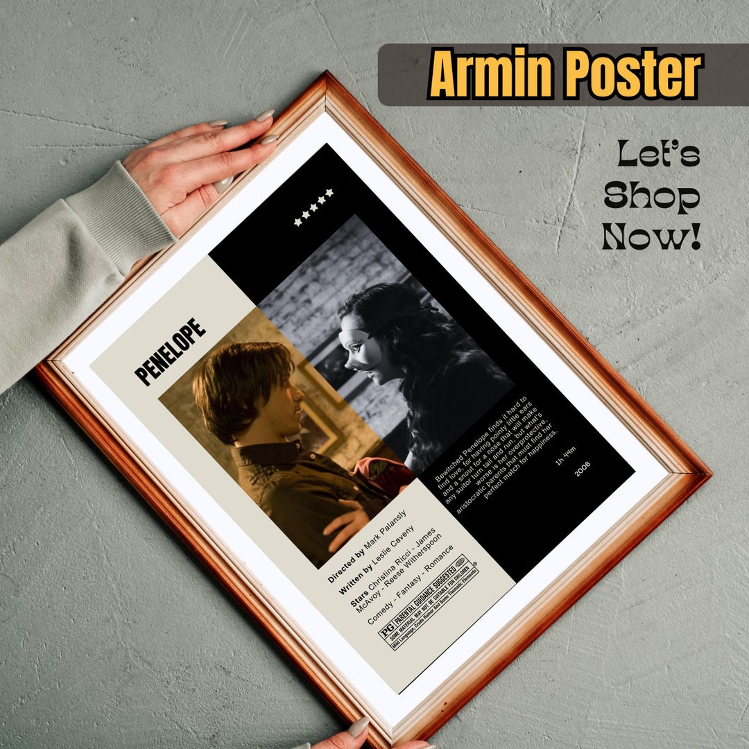 Penelope Poster, Mark Palansly, Minimal Movie Art, Retro Movie Poster ...