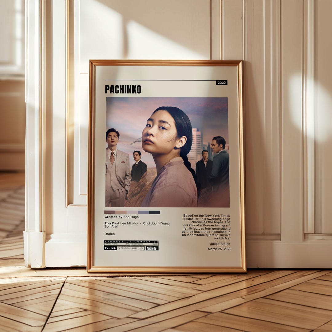 Pachinko Poster, Soo Hugh, Tv Series, Minimal Movie Art, Retro Movie ...