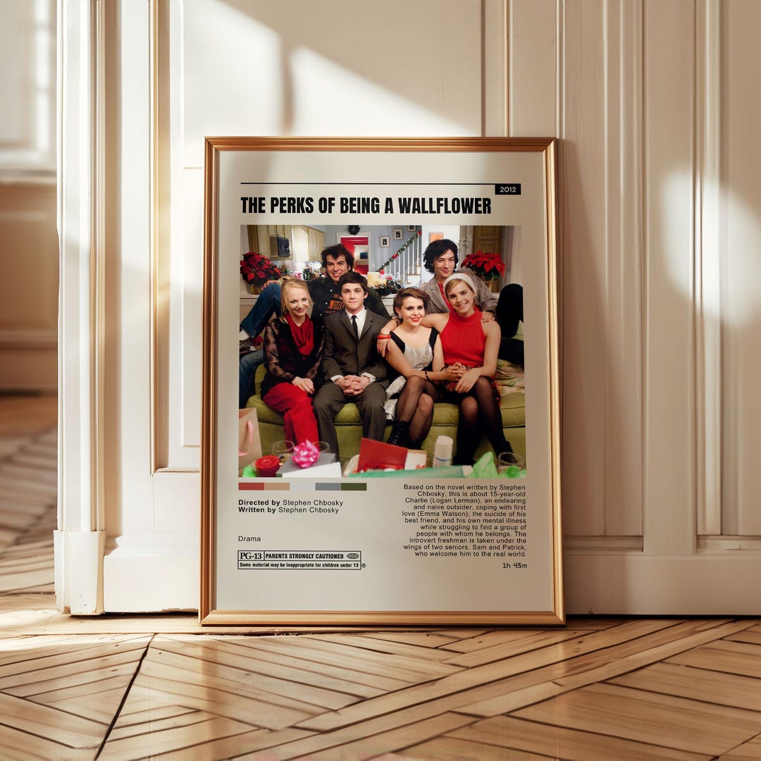 The Perks of Being a Wallflower Poster, Stephen Chbosky, Retro Movie ...