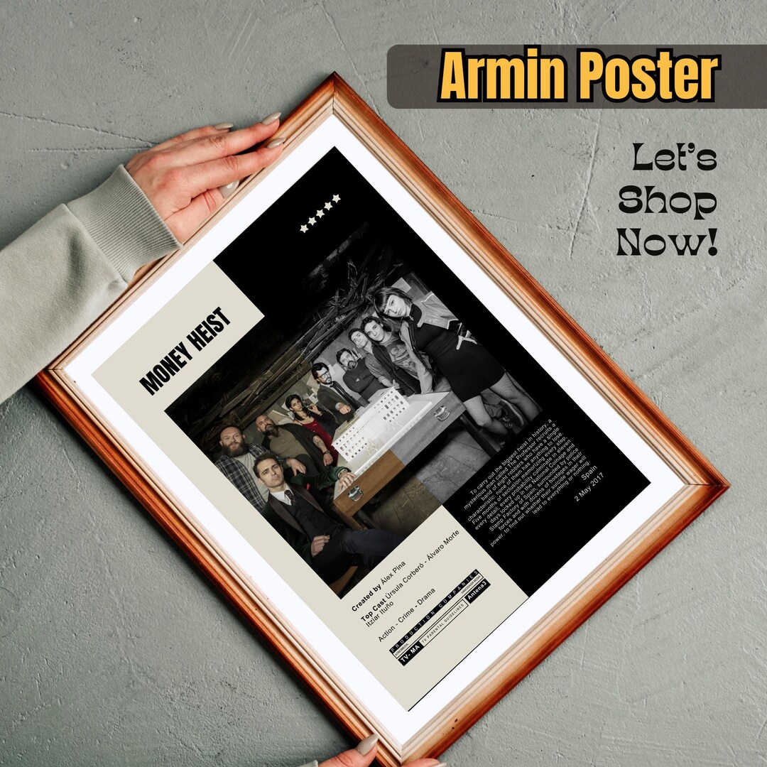 Money Heist Poster, Álex Pina, La Casa De Papel, Tv Series, Minimal ...