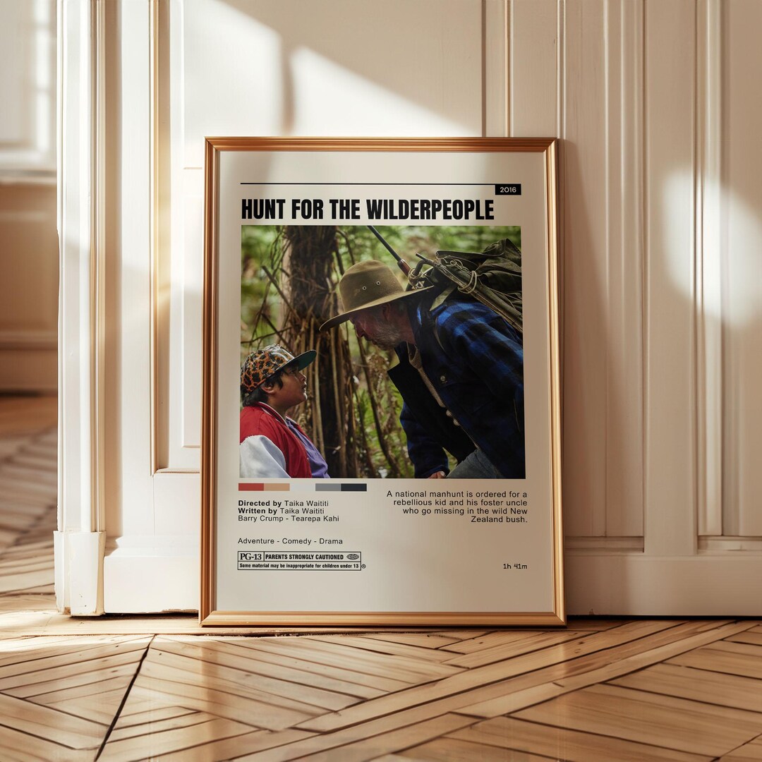 Hunt for the Wilderpeople Poster, Taika Waititi, Minimal Movie Art ...