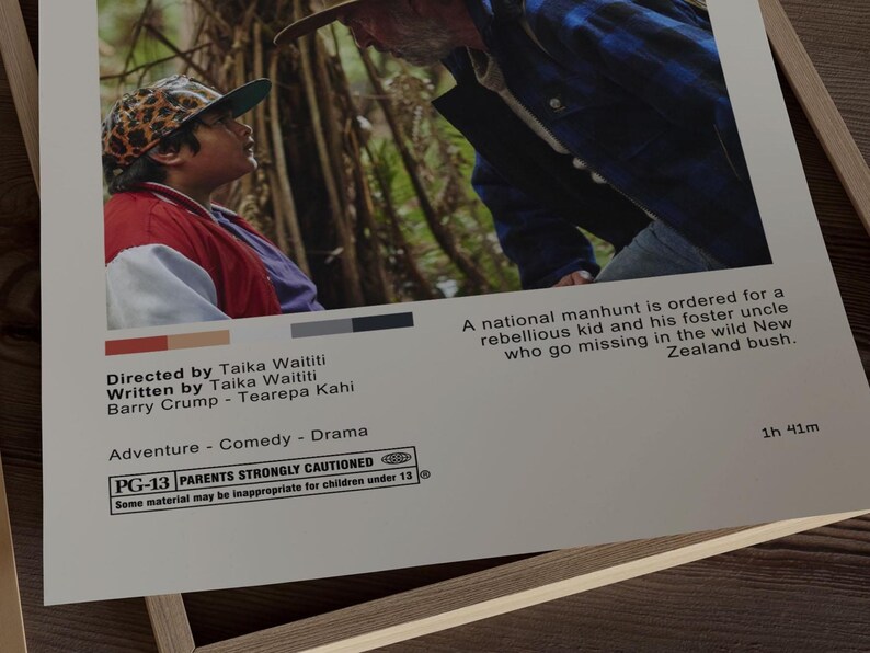 Hunt for the Wilderpeople Poster, Taika Waititi, Minimal Movie Art ...