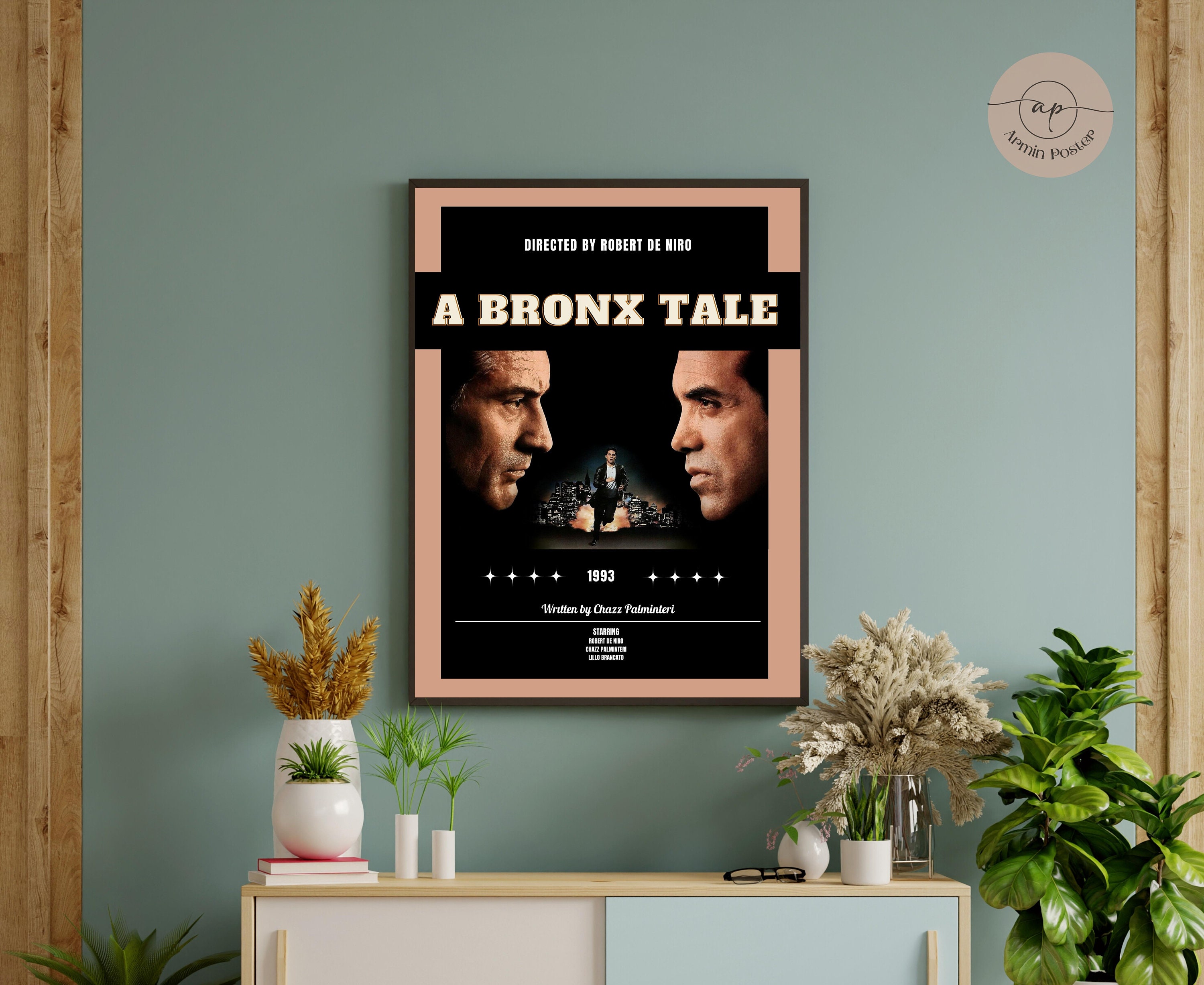 A Bronx Tale Poster Robert De Niro Retro Movie Print Mid - Etsy