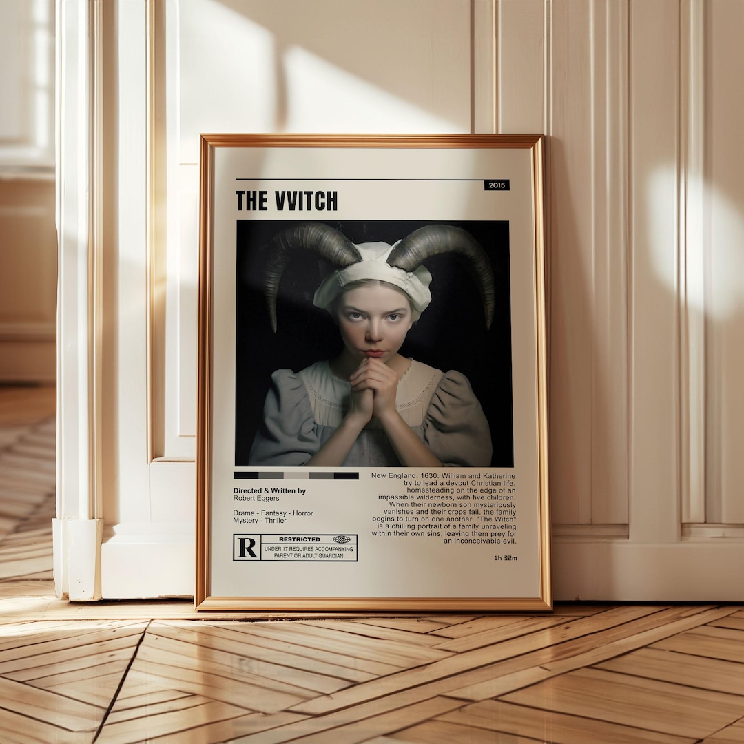 THE Witch Vvitch, Robert Eggers, Horror Movie Poster, 2015 2016, Anya ...