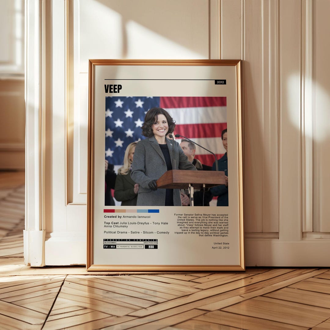 Veep Poster, Armando Iannucci, Tv Series, Minimal Movie Art, Retro Movie Poster, Midcentury ...