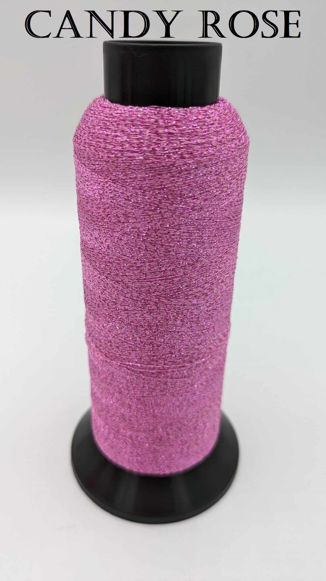 Glitter Spool 3000 M Candy Rose for Bobbin, Crochet, Knitting, Glitter ...