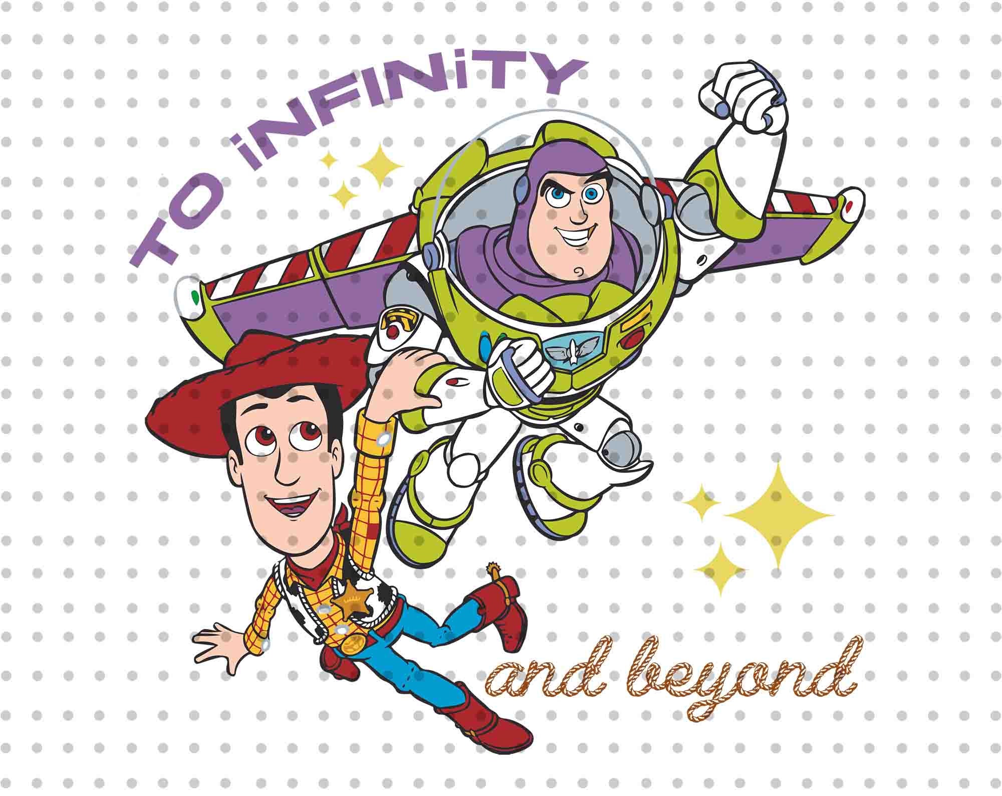 Buzz Lightyear To Infinity And Beyond Drawing