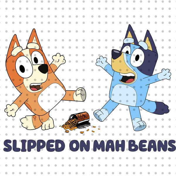 Bluey Beans Svg - Etsy Denmark