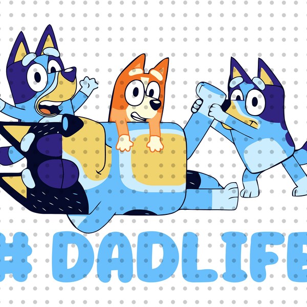 Bluey Dad Svg - Etsy