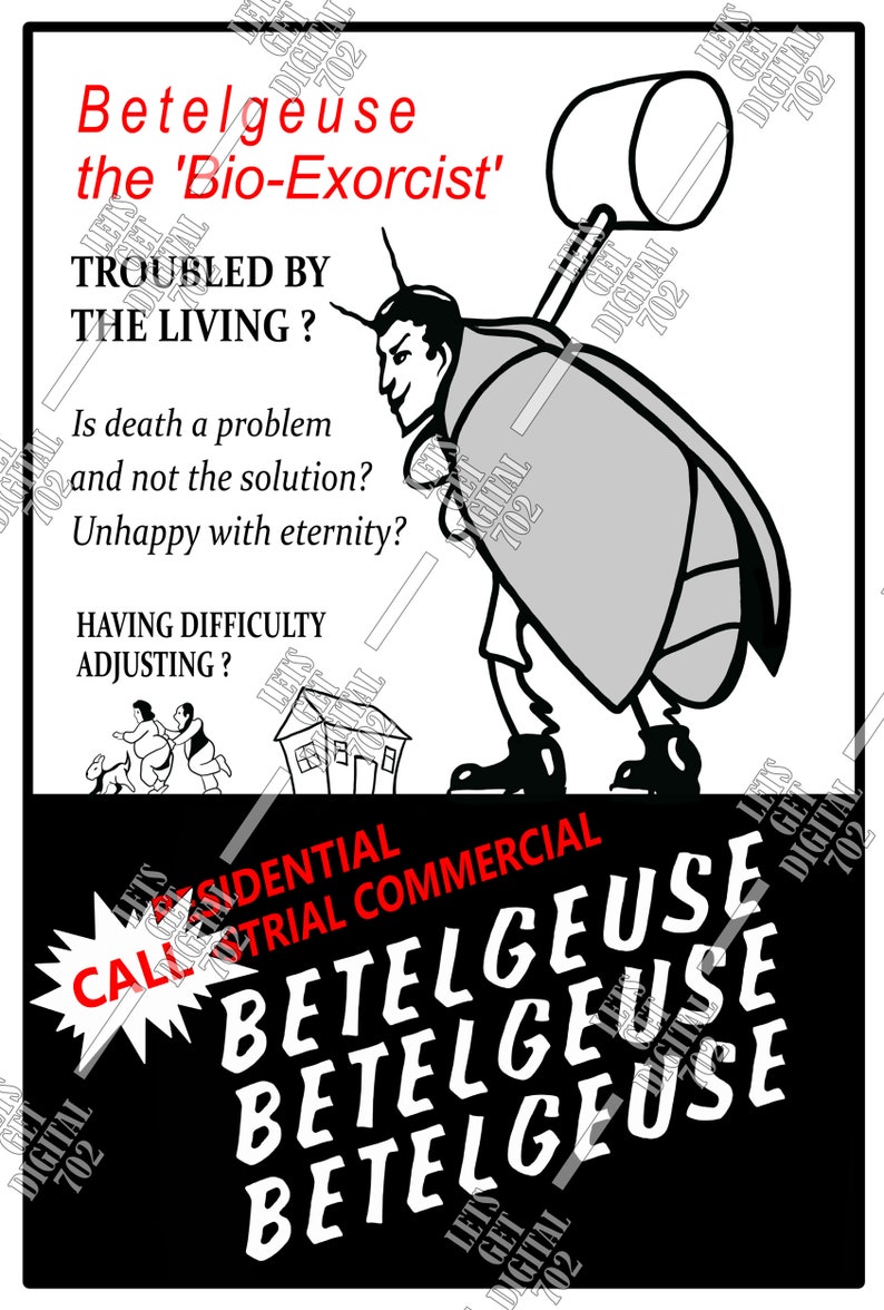 Betelgeuse Ad remastered by Me Into 3 Different Version - Etsy