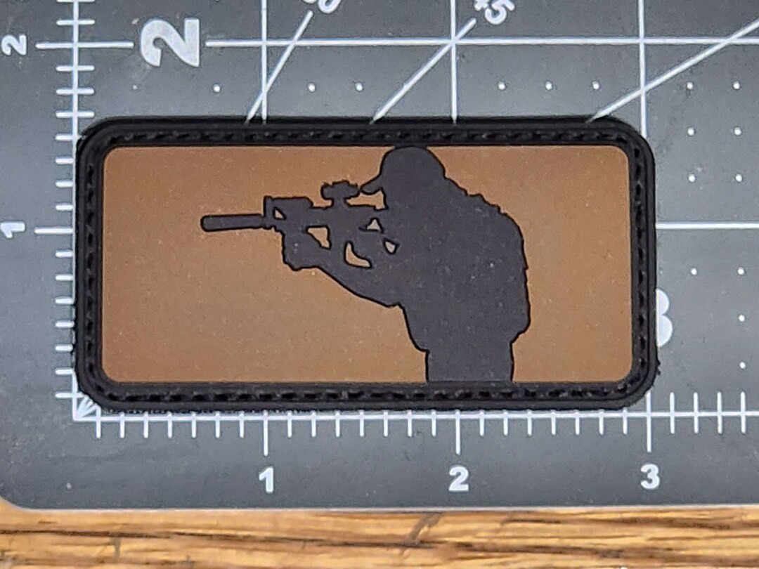 PVC Patch "shooter" - Etsy
