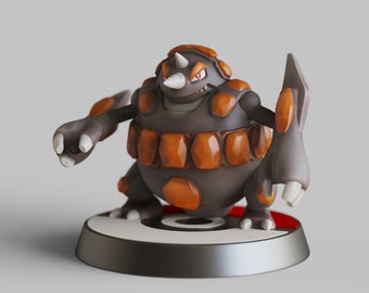 3d Printed Rhydon - Etsy