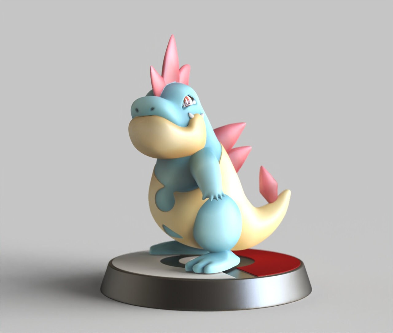 Croconaw Water Pokemon Figurine Hand Painted Nintendo Gaming Decor - Etsy