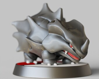 3d Printed Rhydon - Etsy