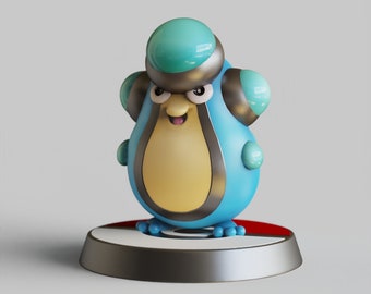 Rhydon Ground Pokemon Statue Figure Hand Painted 3D Printed Nintendo ...