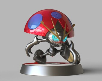 Glalie Ice Pokemon Statue Figure Hand Painted Nintendo Gaming Decor - Etsy