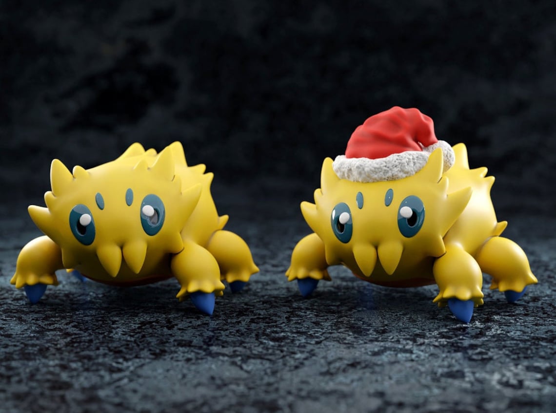 Joltik Electric Bug Pokemon Figurine Hand Painted Nintendo Gaming Decor ...