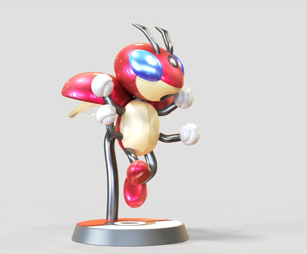 Ledian Pokemon Statue Figure Hand Painted Nintendo Gaming Decor - Etsy