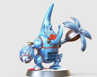 Blastoise Water Pokemon Statue Figure Hand Painted 3D Printed Nintendo ...