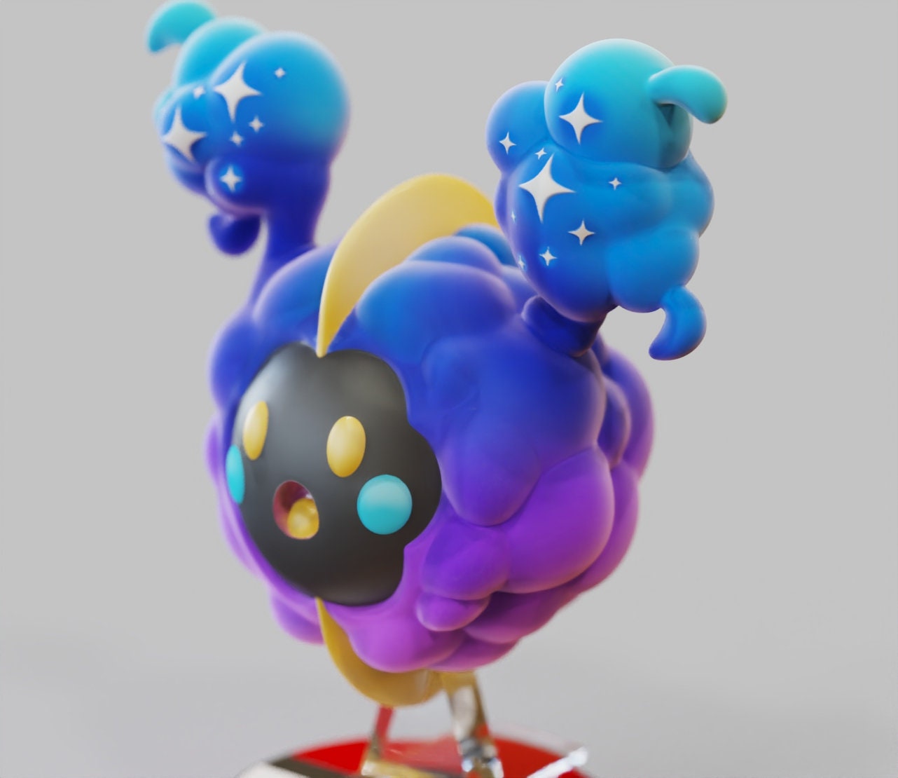 Cosmog Nebula Pokemon Statue Figure Hand Painted 3D Printed Nintendo ...