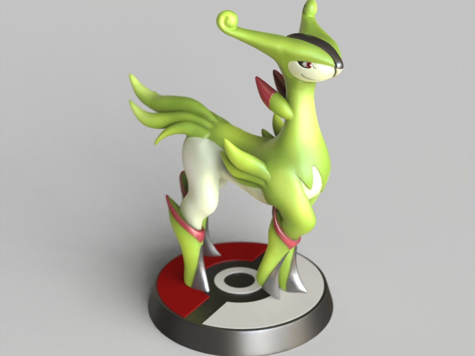 Virizion Pokemon Statue Figure Hand Painted Nintendo Gaming Decor - Etsy