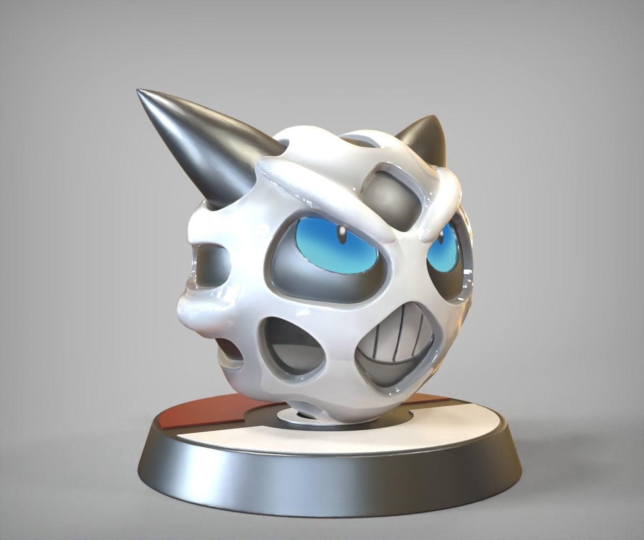 Glalie Ice Pokemon Statue Figure Hand Painted Nintendo Gaming Decor - Etsy