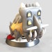 Bastiodon Steel Pokemon Statue Figure Hand Painted 3D Printed Nintendo ...