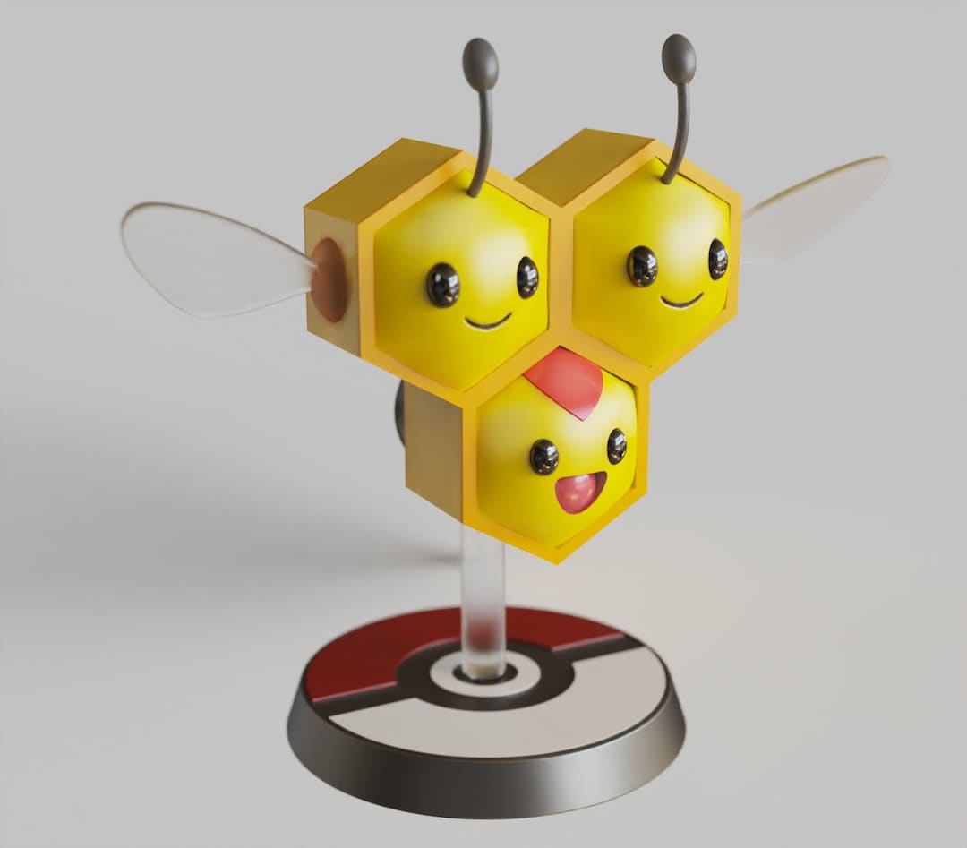 Combee Pokemon Statue Figure Hand Painted Nintendo Gaming Decor - Etsy