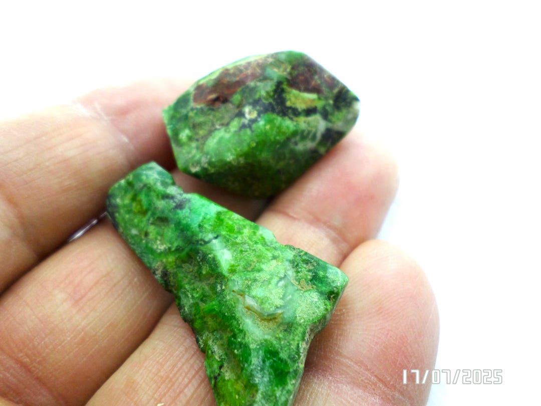 Gaspeite Cabachon Raw Pieces - Etsy