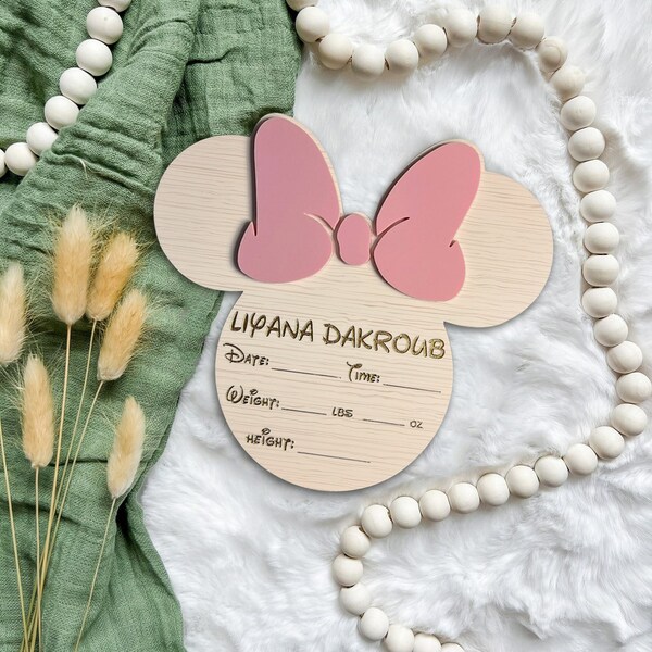 Minnie Mouse Birth - Etsy