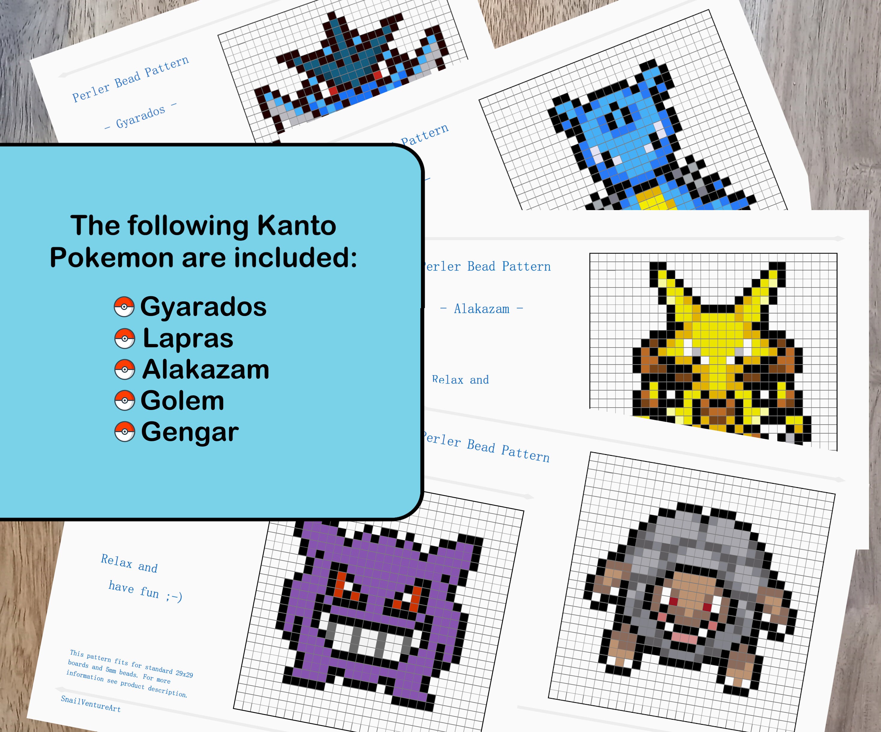 Perler Bead Pattern, Printable, Iron-on Bead Templates, Crafts for Kids ...