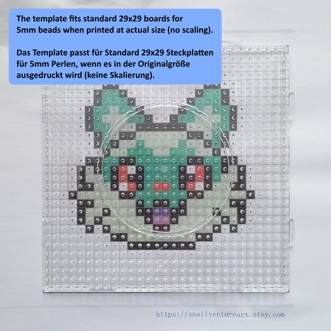 Perler Bead Pattern, Printable, Bügelperlen Vorlagen, digital file ...