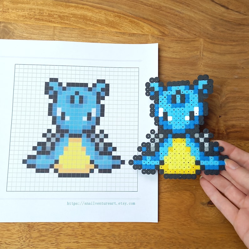 Perler Bead Pattern, Printable, Iron-on Bead Templates, Crafts for Kids ...